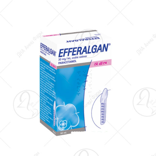 EFFERALGAN Oral Solution (60 mg/2 ml) 90 ml - Аптека ДНА Анни Фарм