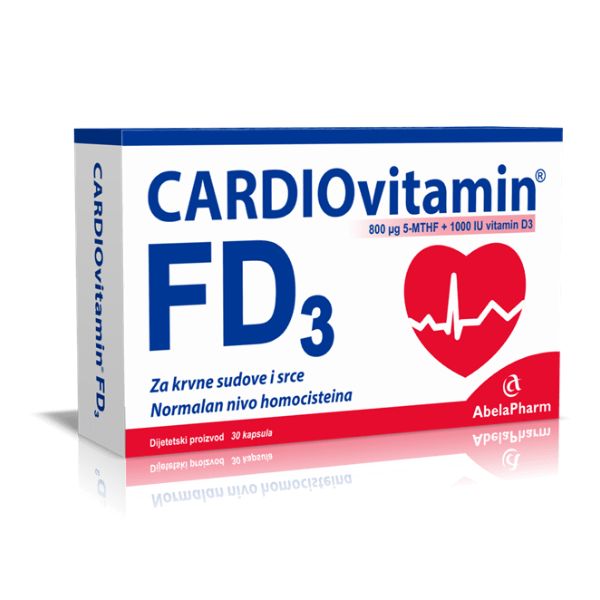 CARDIOVITAMIN FD3 таблети X 30 - Аптека ДНА Анни Фарм